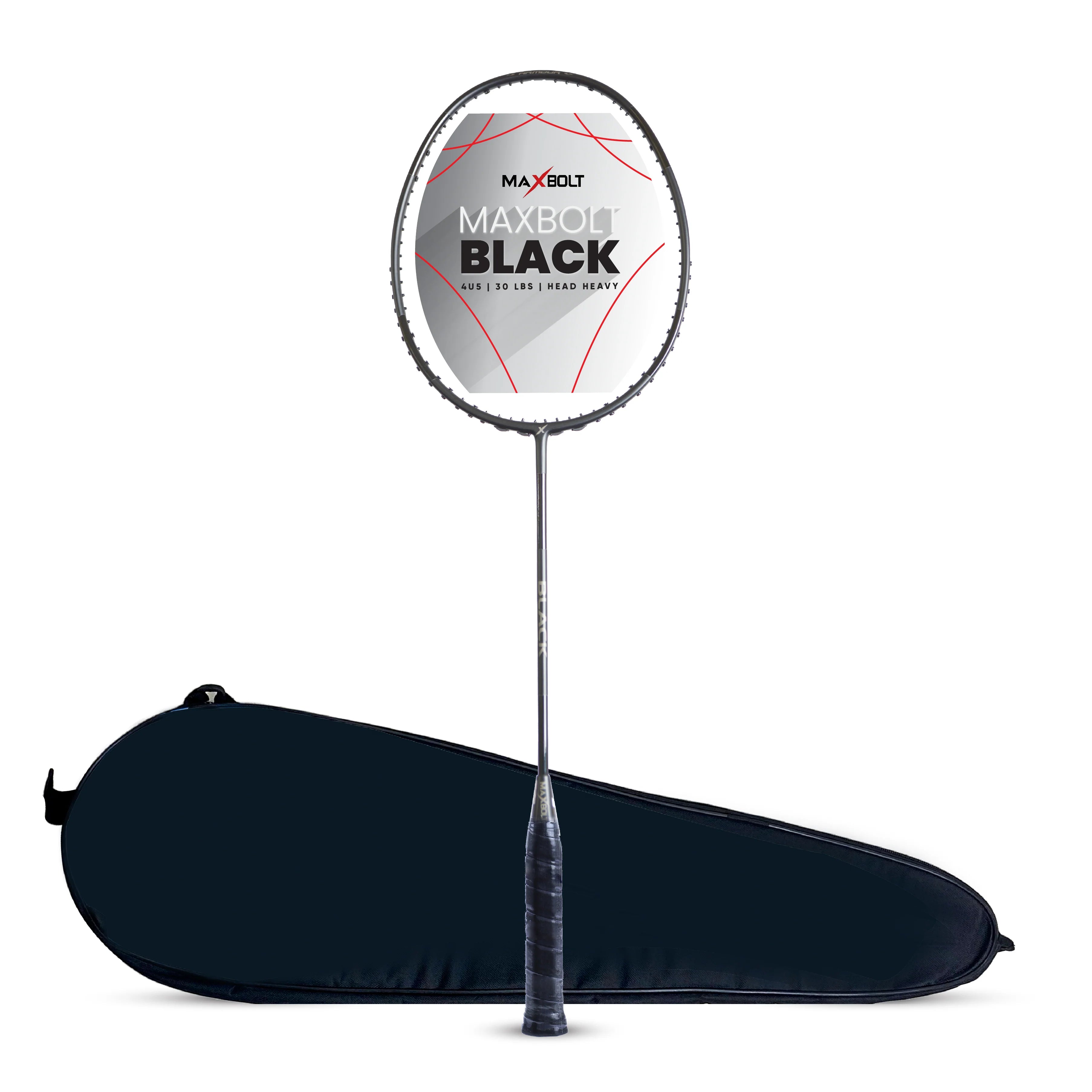 MAXBOLT BLACK BADMINTON RACKET – badmintonsuperstore