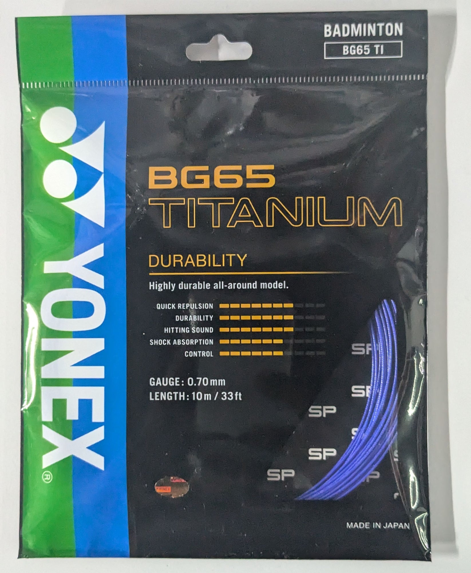 Yonex BG 65 Titanium String – badmintonsuperstore