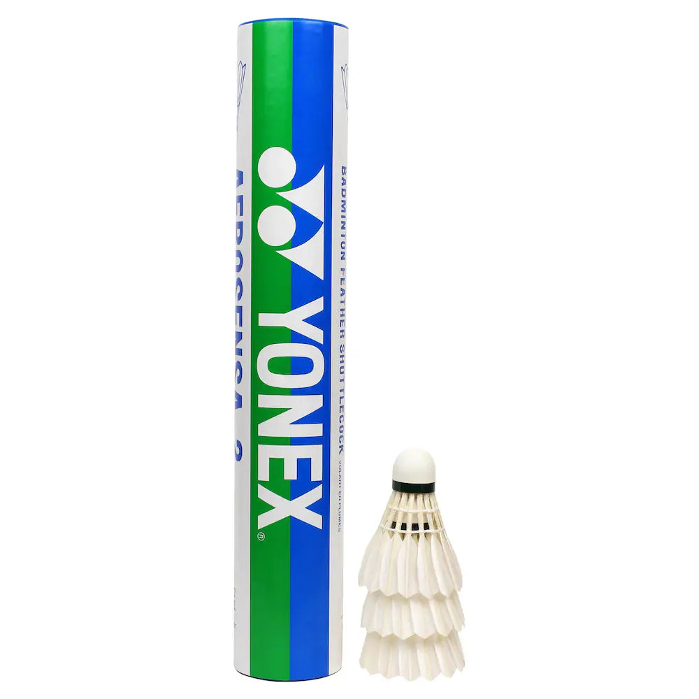 Yonex Badminton Shuttle AS 2 Feather Shuttlecock White S2 (Pack of 12 ...